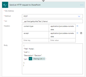 Create SharePoint list Item using Rest API via Power Automate - Tips by Bits