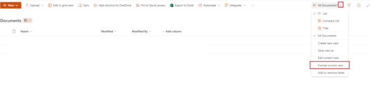 How to hide Buttons from SharePoint List or Libraries using JSON in OOTB Format view - Tips by Bits